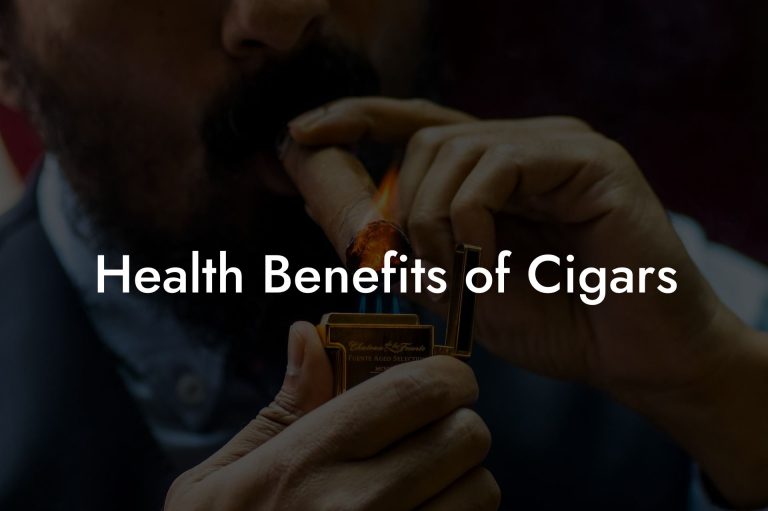 Health Benefits of Cigars - Swinger Cigar | Cigar Lifestyle