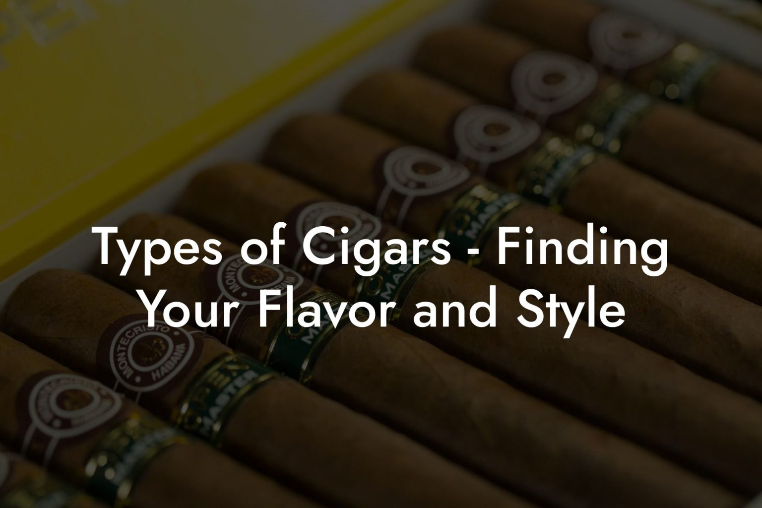 Types of Cigars - Finding Your Flavor and Style - Swinger Cigar | Cigar ...