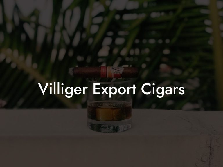 Villiger Export Cigars - Swinger Cigar | Cigar Lifestyle