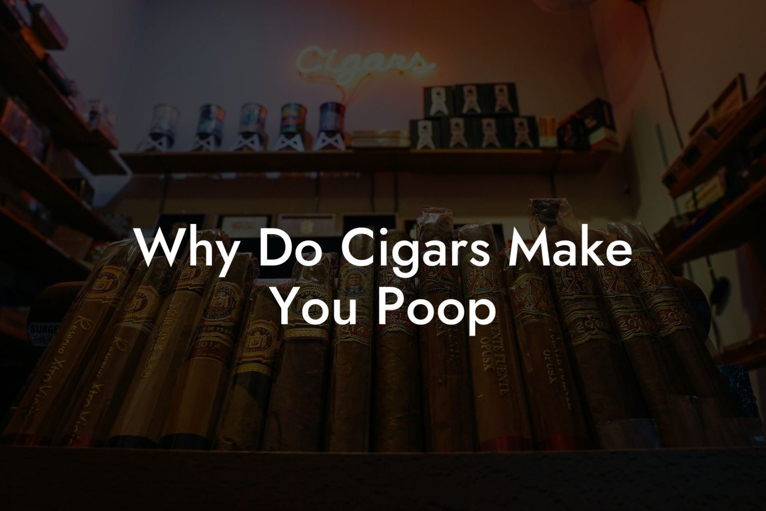 Why Do Cigars Make You Poop - Swinger Cigar | Cigar Lifestyle